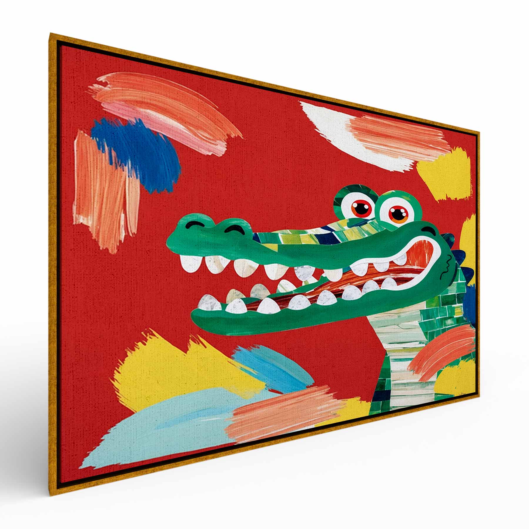 Quadro Retangular - JACARÉ XIMA - Liê Decor