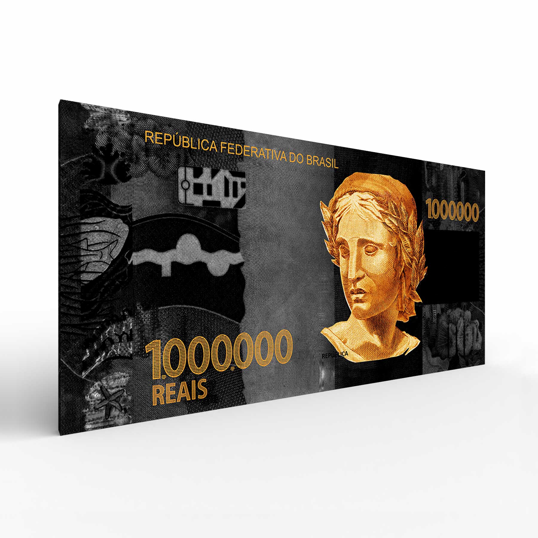 Quadro panorâmico - Nota de 1 Milhão - Liê Decor