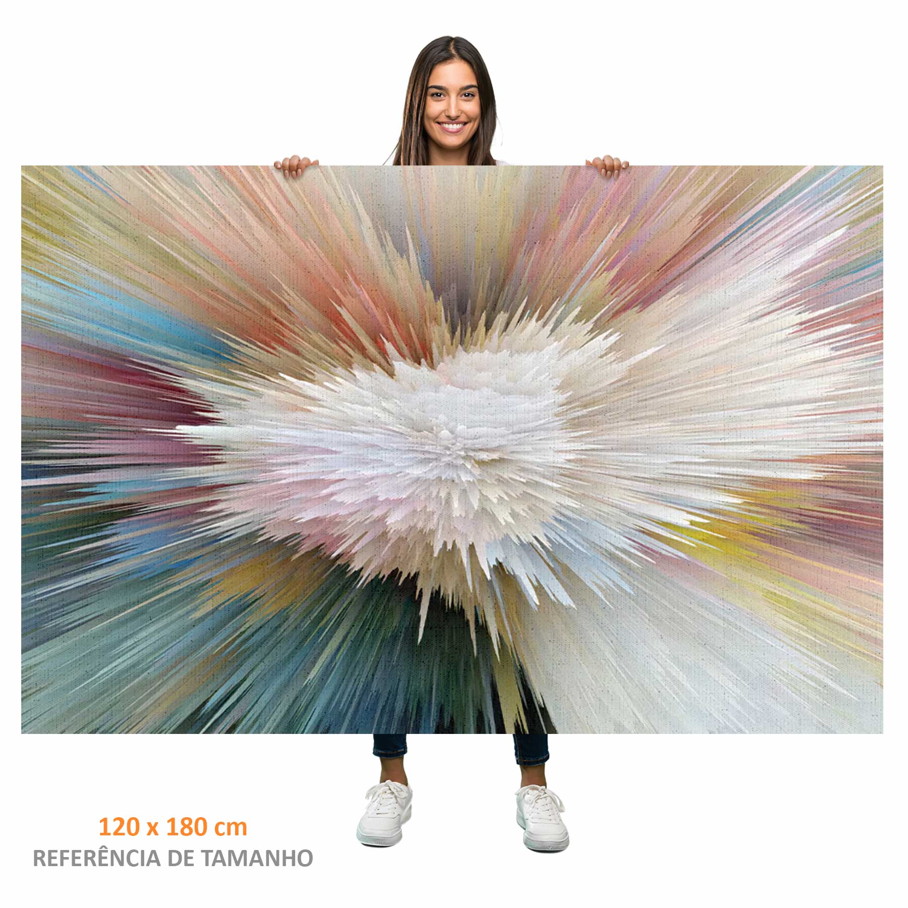 Quadro Retangular - Color Splash - Liê Decor
