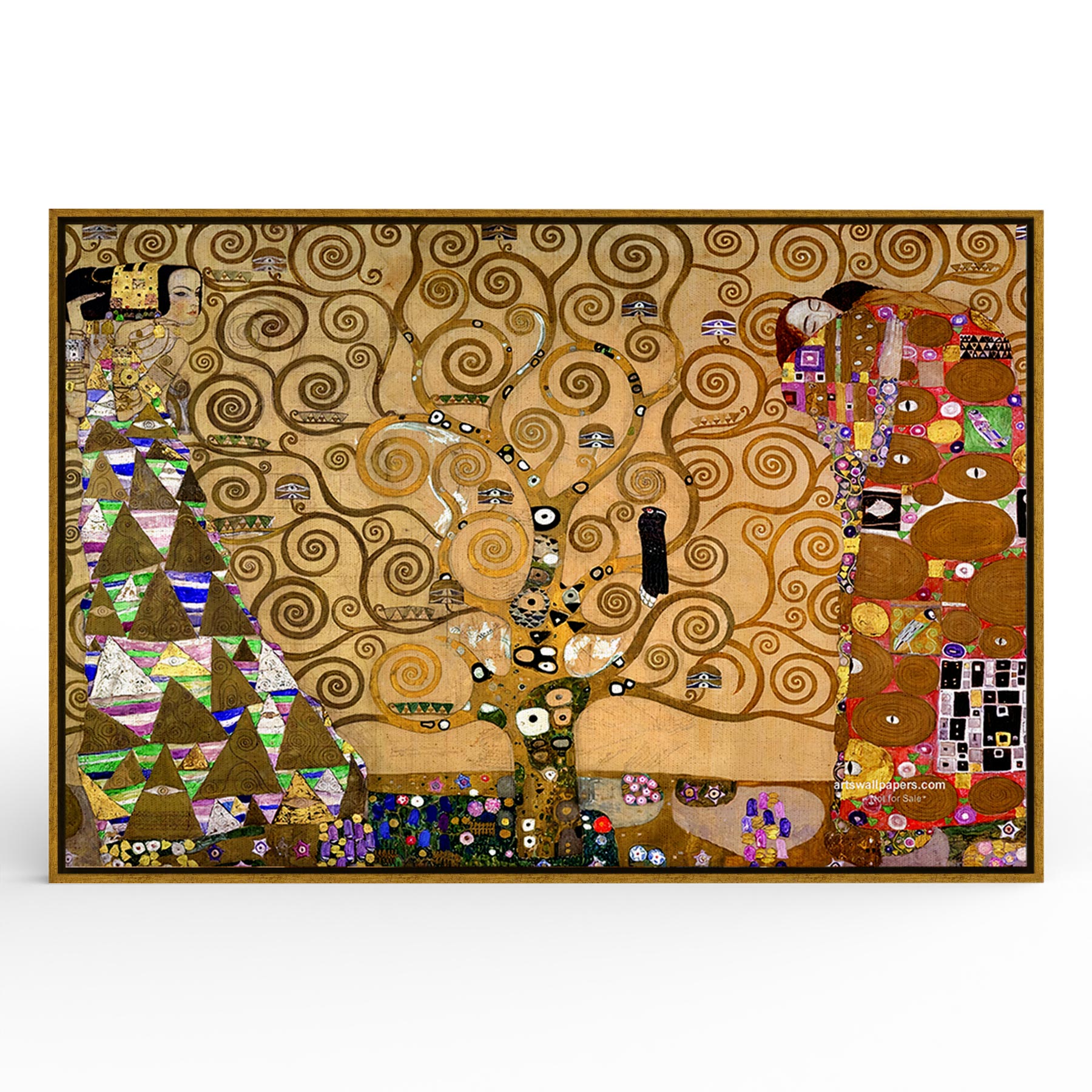 Quadro Retangular - Gustav Klimt - The Tree of Life, Stoclet Frieze ...