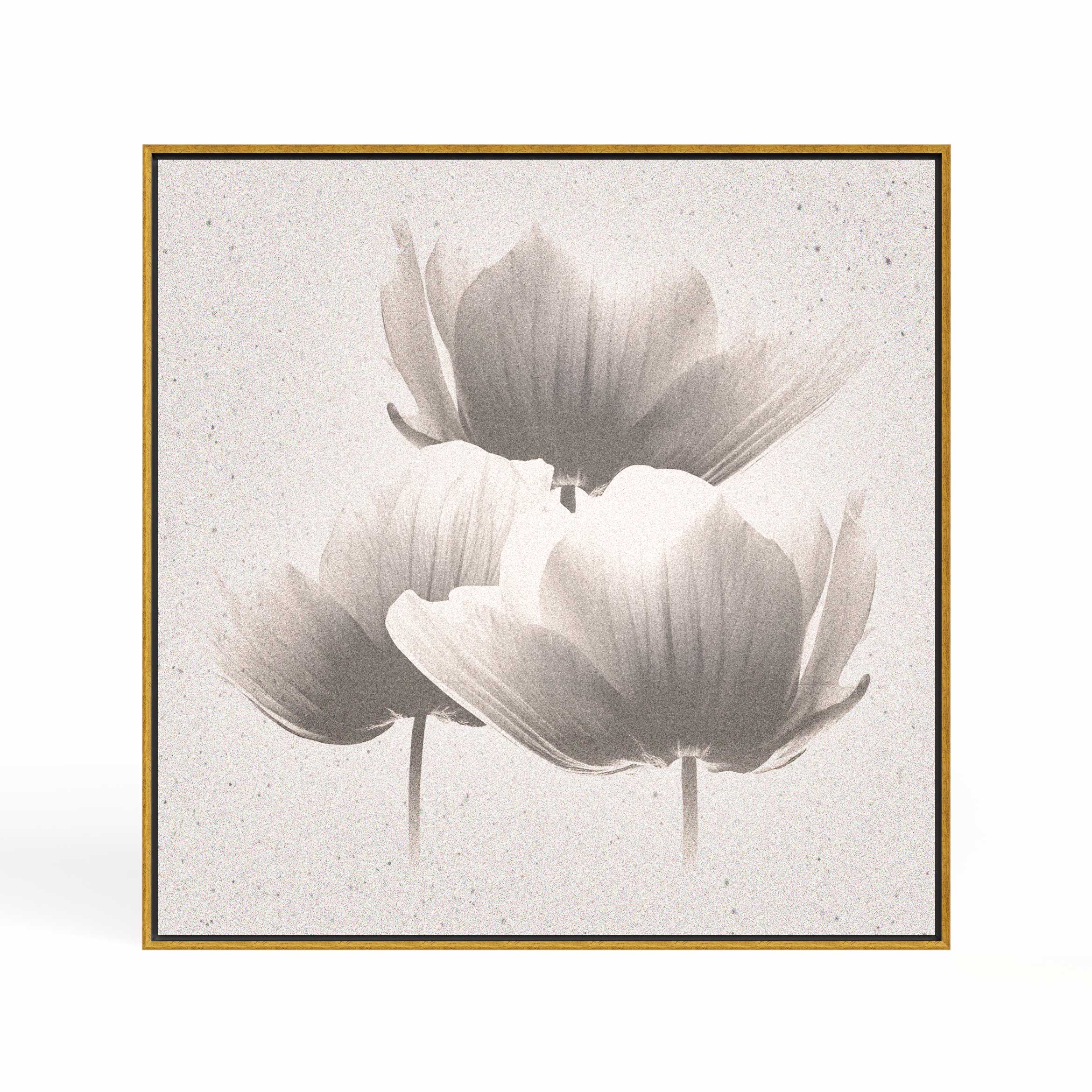 Quadro quadrado - Arranjo de flores vintage - Liê Decor