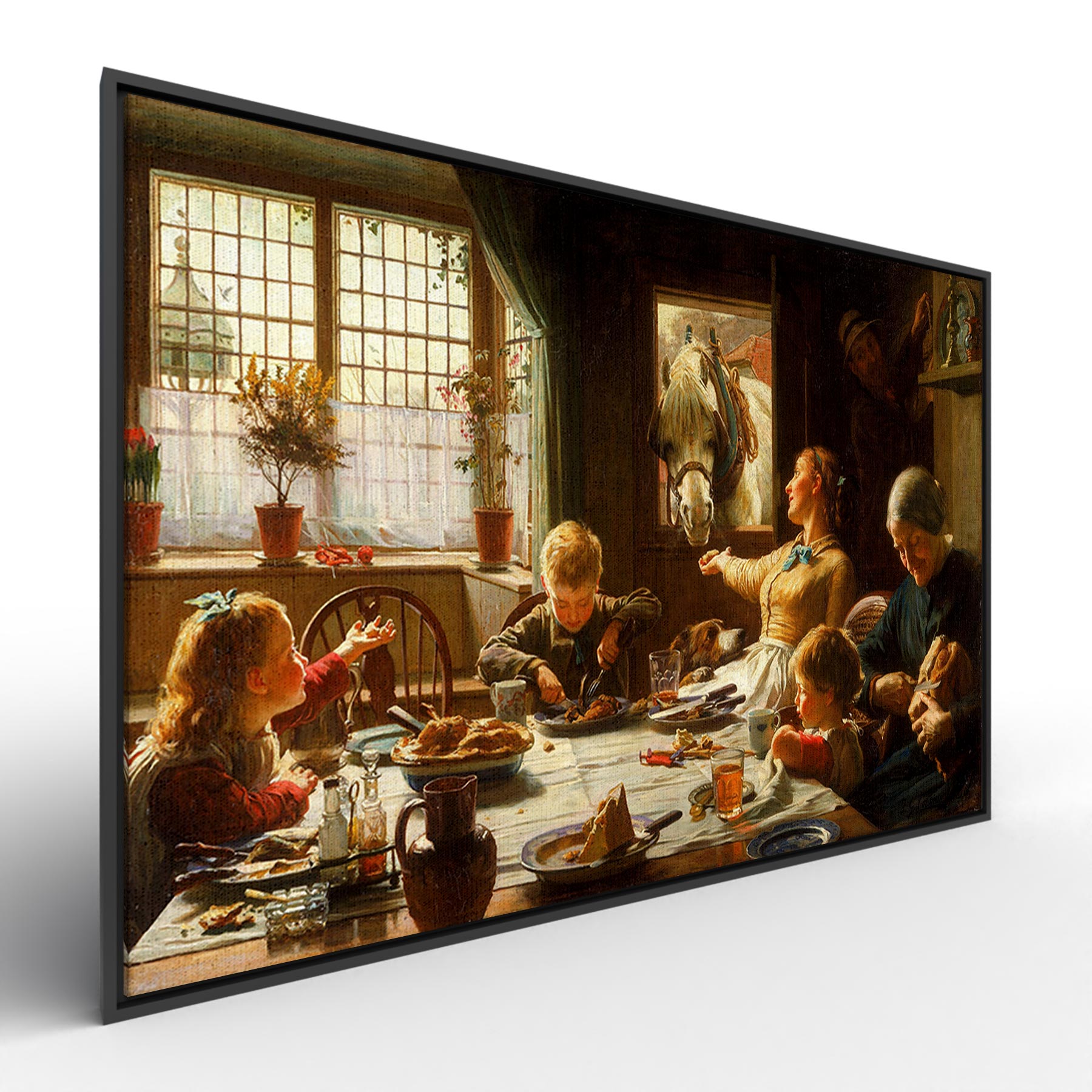 Quadro Retangular - Frederick George Cotman - One of the Family - Liê Decor