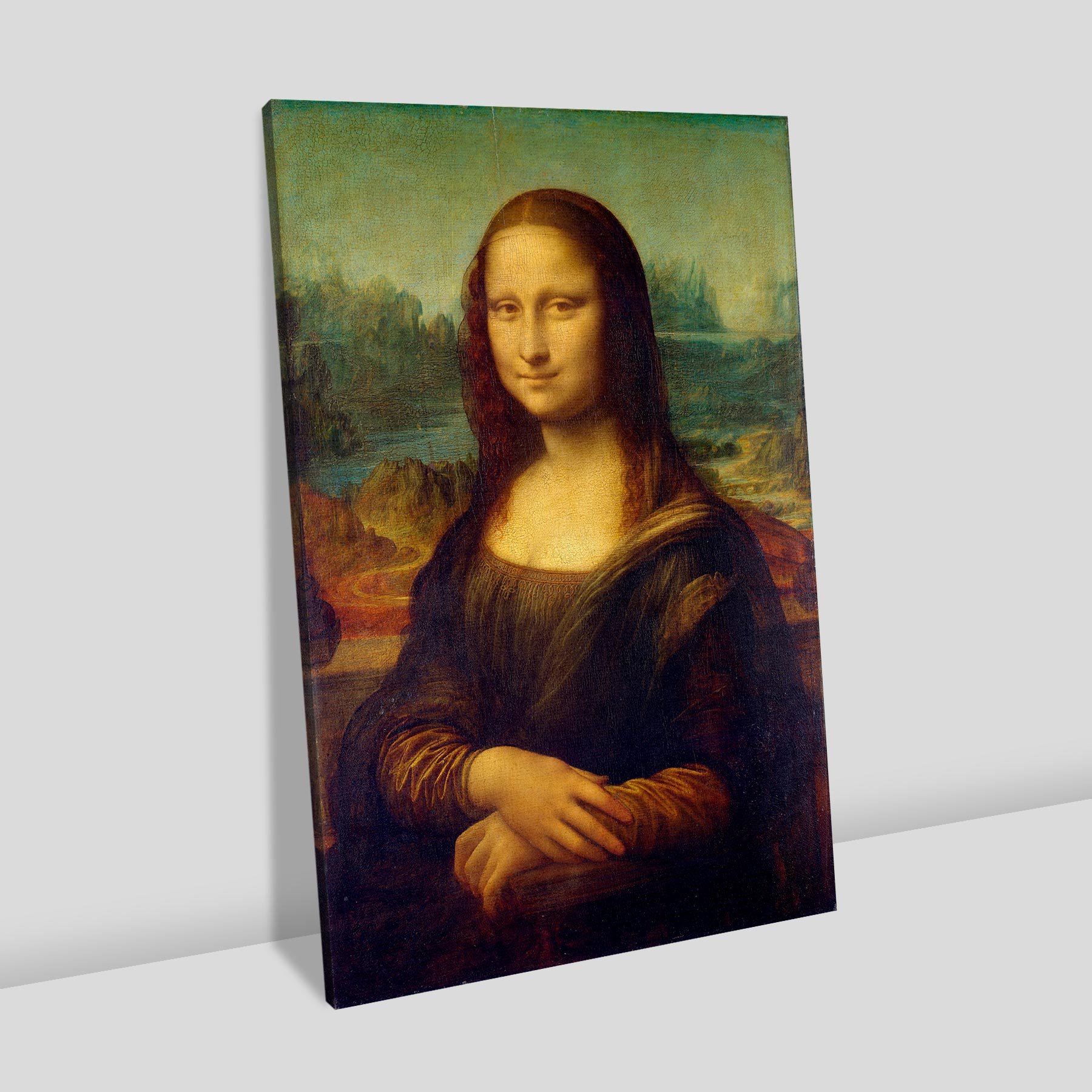 Quadro Retangular - Leonardo da Vinci - Monalisa - Liê Decor