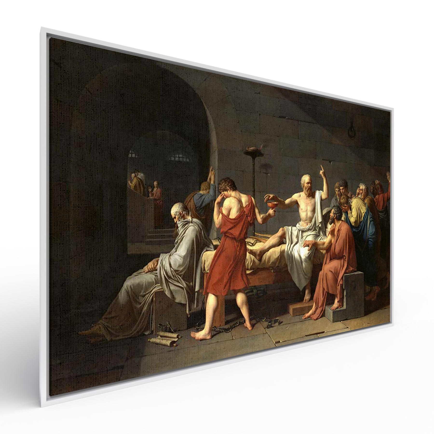 Quadro Retangular - David - Morte Sócrates - Liê Decor