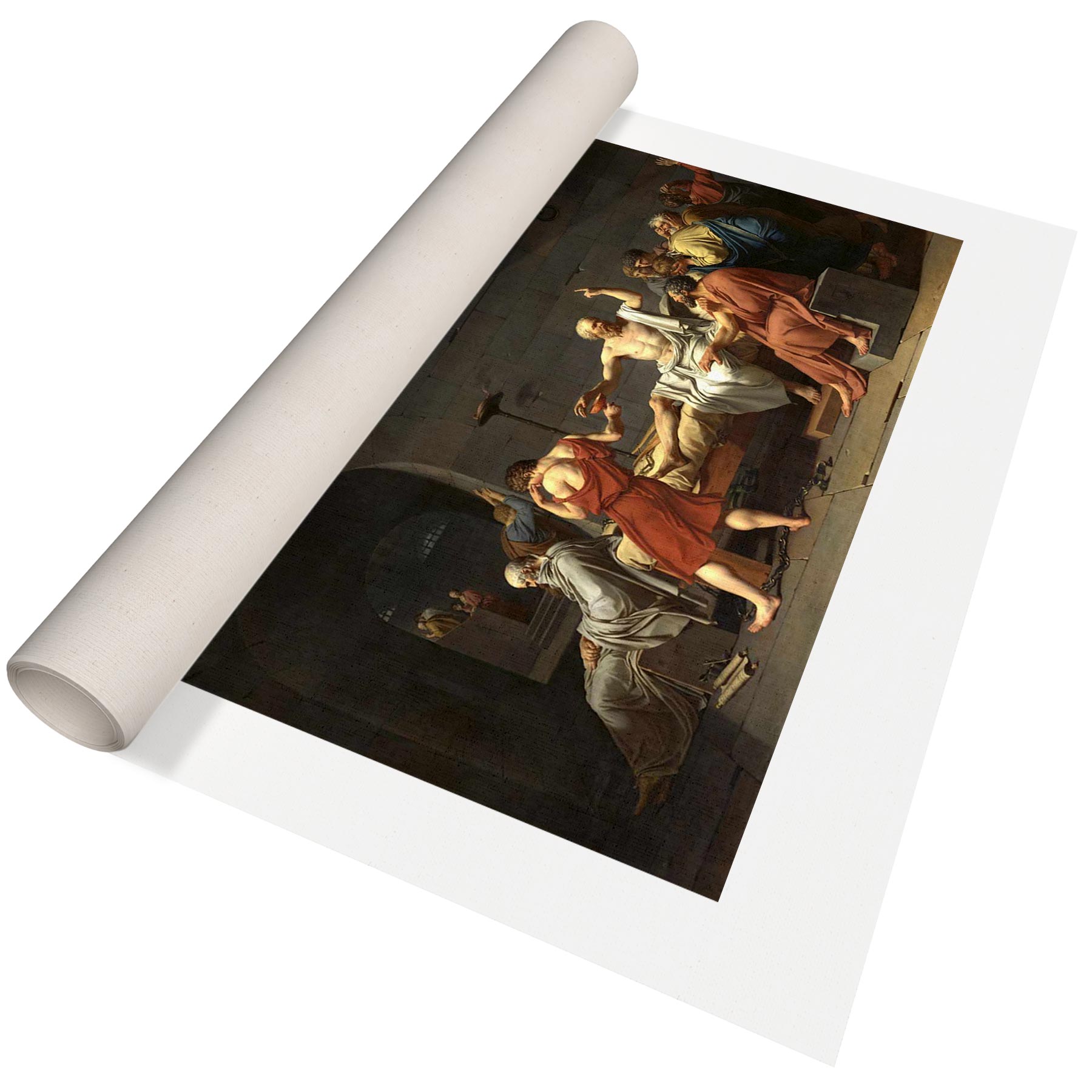 Quadro Retangular - David - Morte Sócrates - Liê Decor