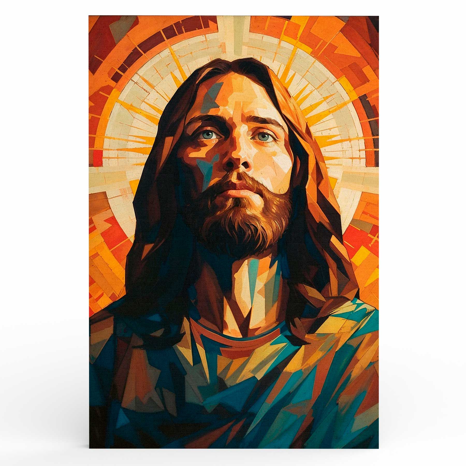 Quadro Retangular - JESUS GEOMETRIC - Liê Decor