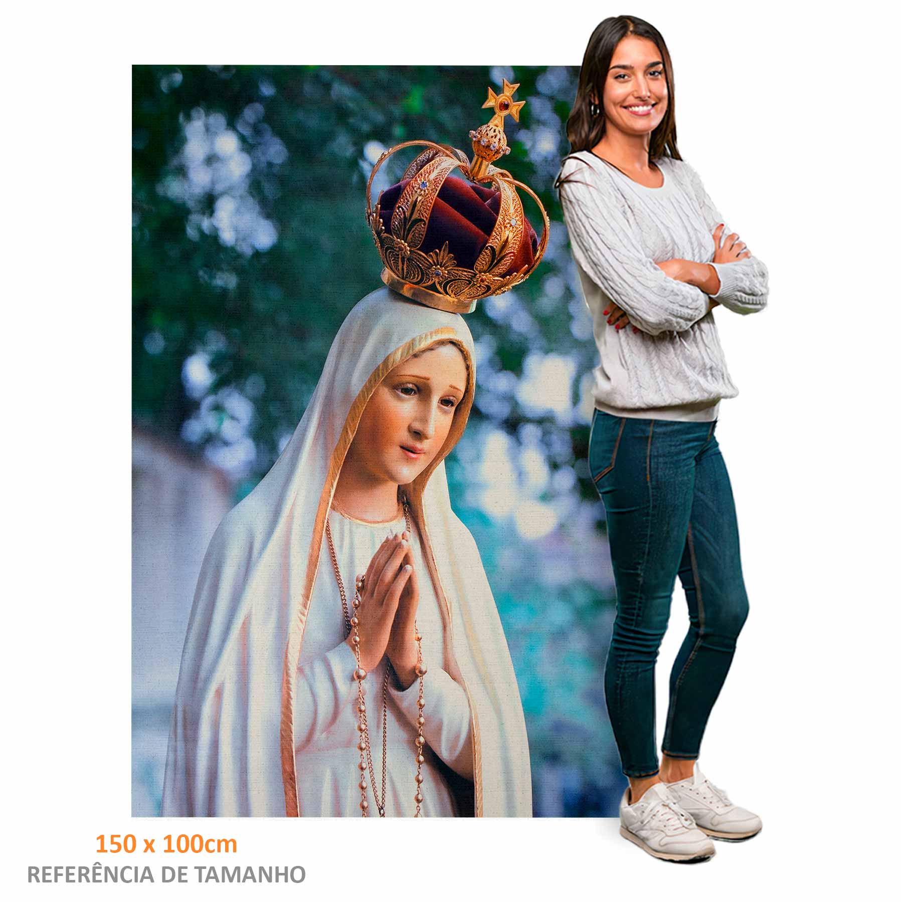 Quadro Nossa Senhora De Fatima